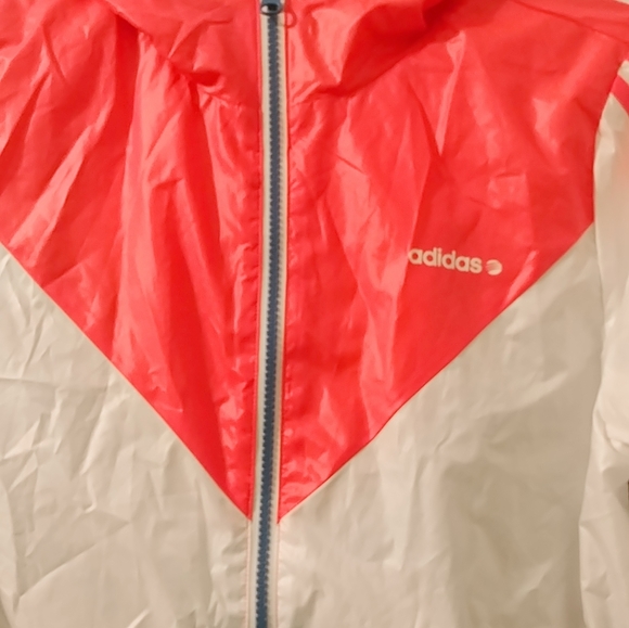 adidas | Jackets & Coats | New Adidas Neo Colorblock Neon Windbreaker ...